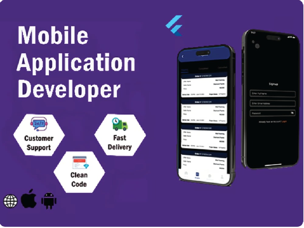 Flutter developer, Android & IOS App Developer With Flutter and Firebase | Upwork