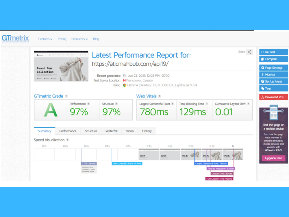 Speed optimization for Google page speed Insight and GTmetrix | Upwork