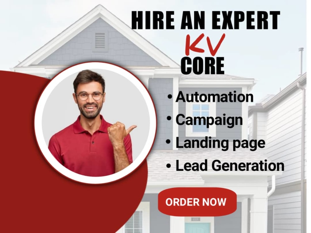 KvCore, Landing Page, Lead Generation, Website Redesign Campaign, | Upwork