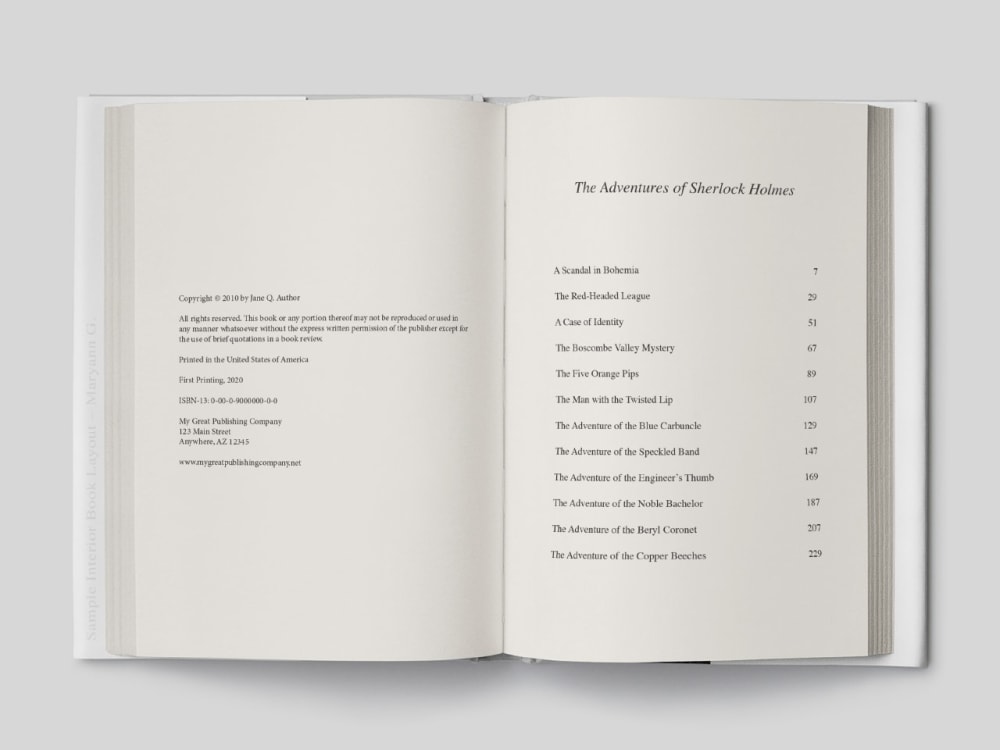 A professional, print-ready interior book layout | Upwork