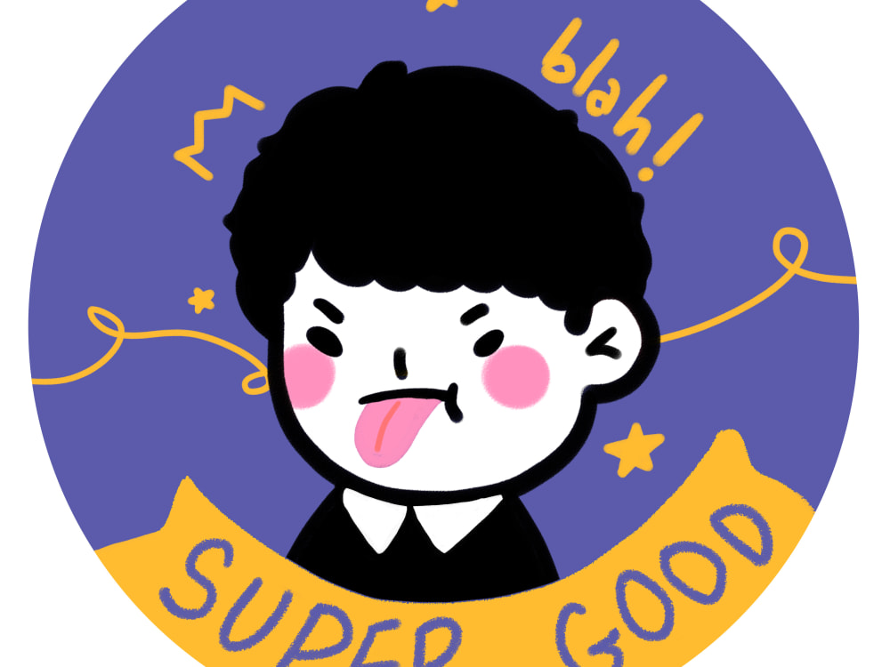 A cute and cool cartoon style portrait | Upwork