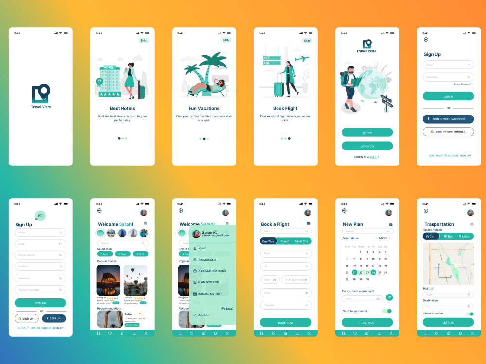 Mobile App UI Design | Upwork