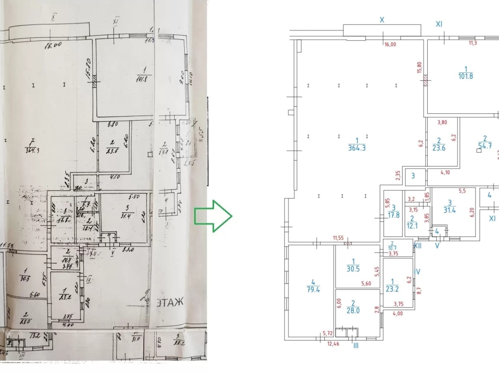 Drawing from manual sketch in CAD | Upwork