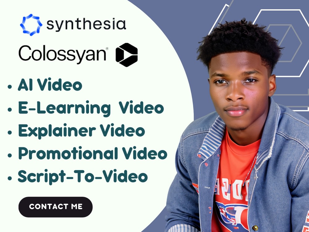 An expert to create and edit ai videos using Colossyan Synthesia ai ...