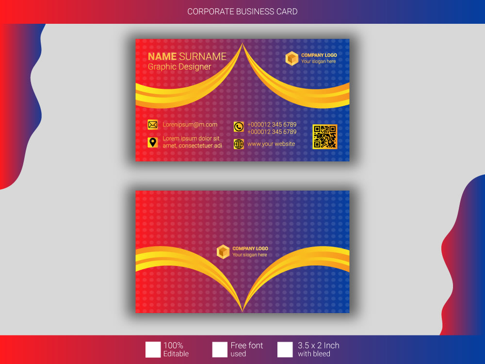 A Professional Visiting Card and Business card Design | Upwork