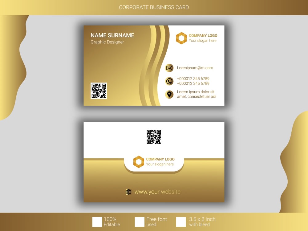 A Professional Visiting Card and Business card Design | Upwork