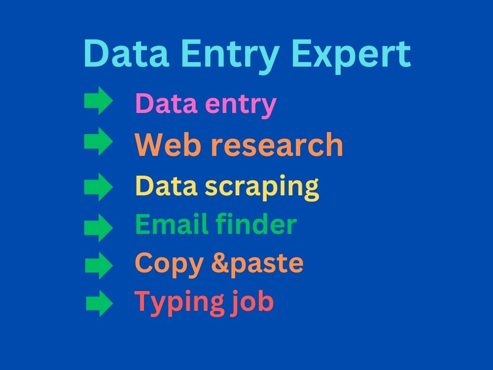 A data entry expert whenever you need | Upwork