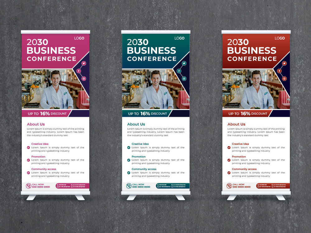 Billboard, signage, retractable, pull-up, and ads banner design | Upwork