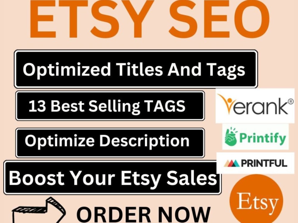 Etsy Listing, Etsy SEO With Title Tags And Descriptions, Etsy POD ...