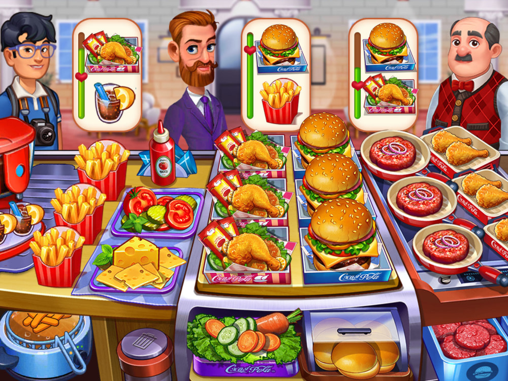 A casual cooking game in unity 2d for android and ios | Upwork