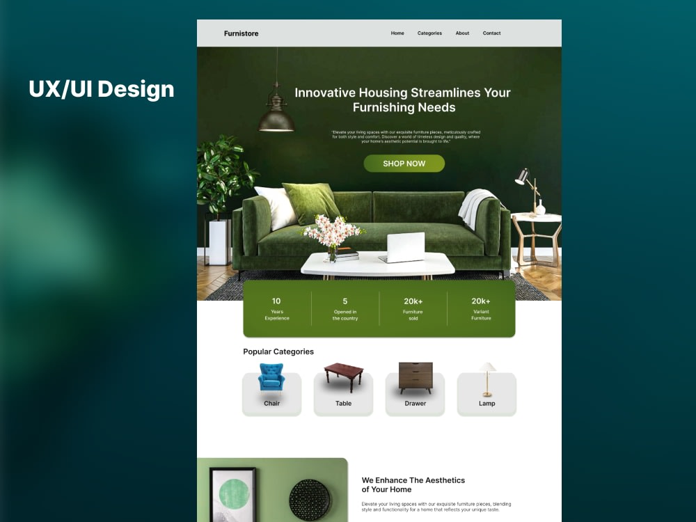 A professional website Ux UI Figma Homepage | Upwork
