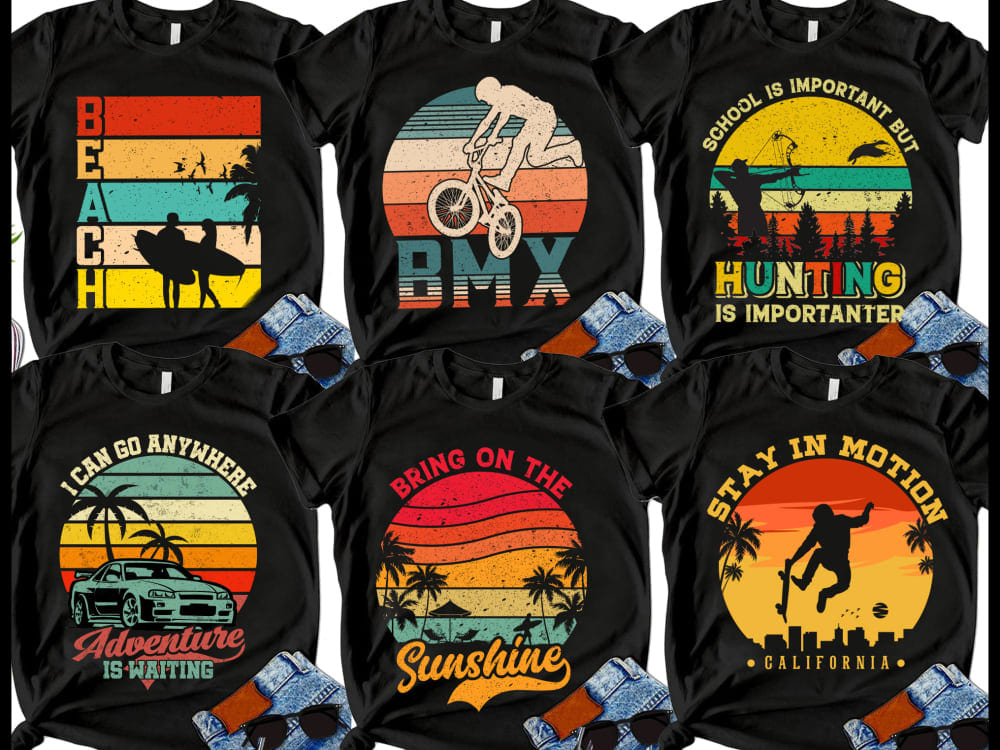 Creating Retro and Nostalgic T-shirt designs | Upwork
