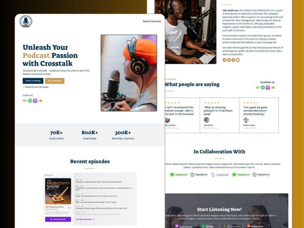 A minimalistic carrd website or landing page | Upwork