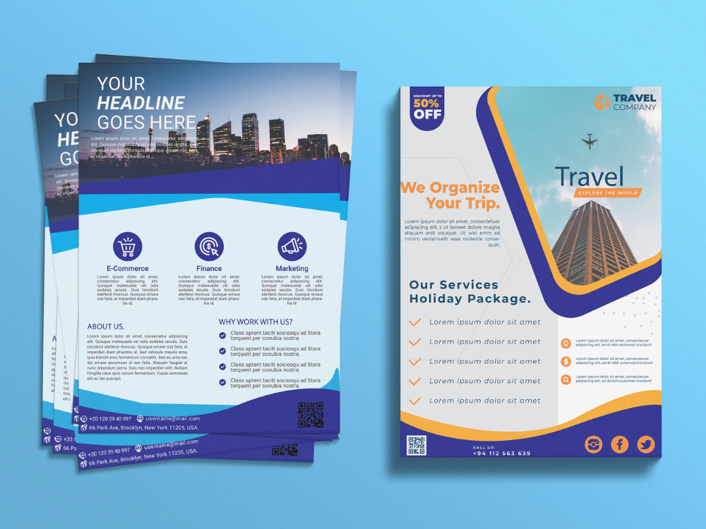 Design a professional flyers and posters | Upwork