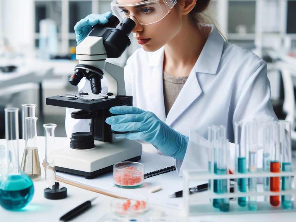 Well-researched biology, molecular, biotechnology or genetics lab ...