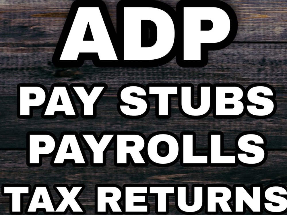 Pay stubs, check stubs, adp stubs, payslips, bank statements and ...