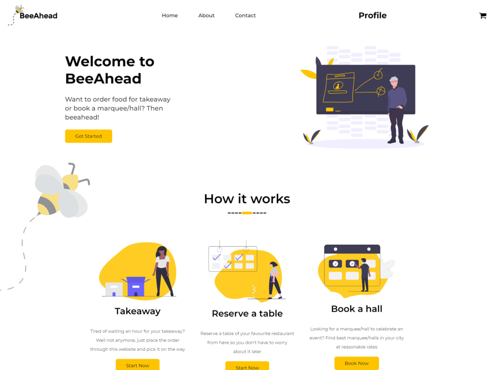 An attractive Landing Page in React.js or Next.js | Upwork
