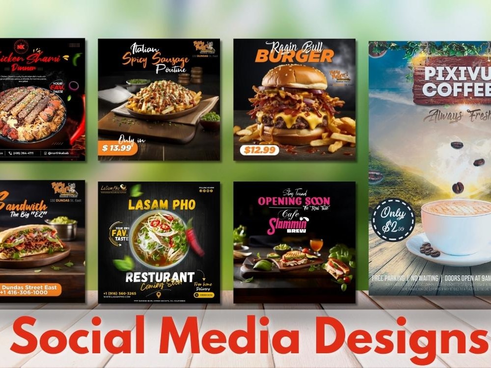 Eye-catching restaurant social media posts. | Upwork
