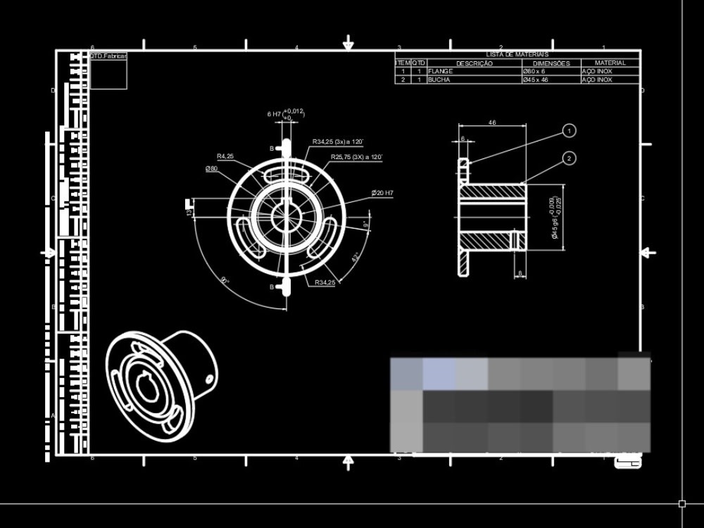 A dimensioning of 3D models using orthogonal projections and ...