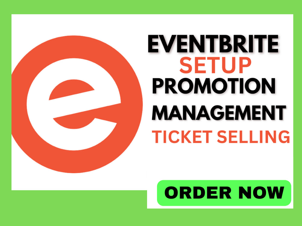 Your events setup on eventbrite and promotion | Upwork