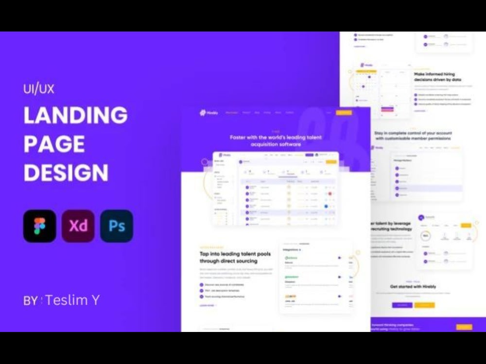 A responsive and high-impact landing page design | Upwork