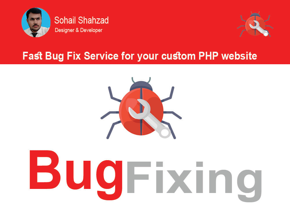 Fast Bug Fix Service for your custom PHP website | Upwork Fast Bug Fix Service for your custom PHP website | Upwork