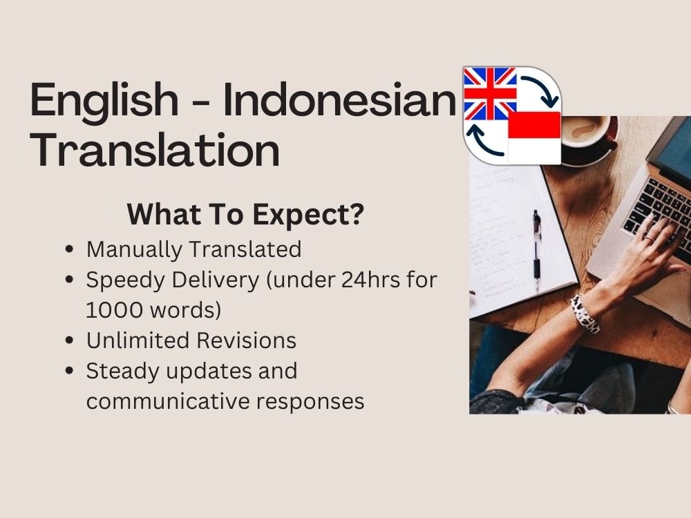 A well-translated document from English to Indonesian and vice versa ...