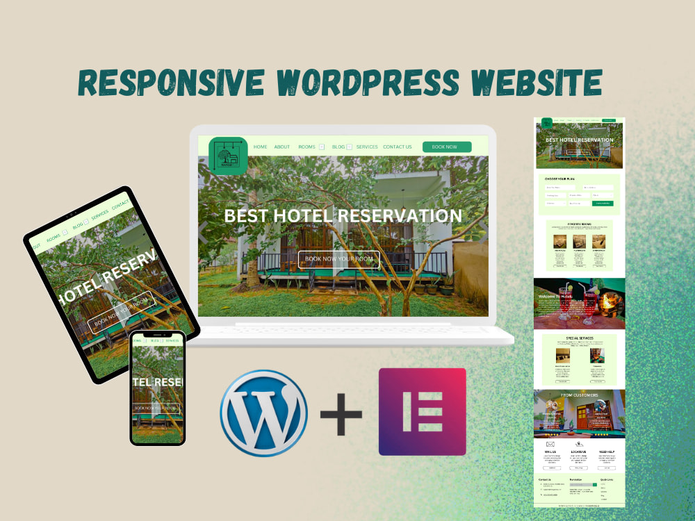 Tailor-made wordpress site with Elementor | Upwork