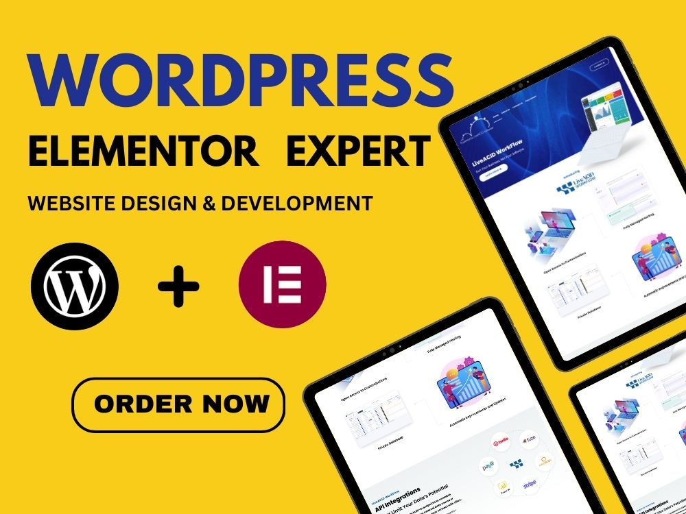 An Elementor Developer | Elementor designer | WordPress Elementor Expert| | Upwork