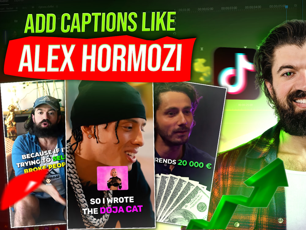 Alex hormozi style captions for instagram reels, tiktoks and shorts ...