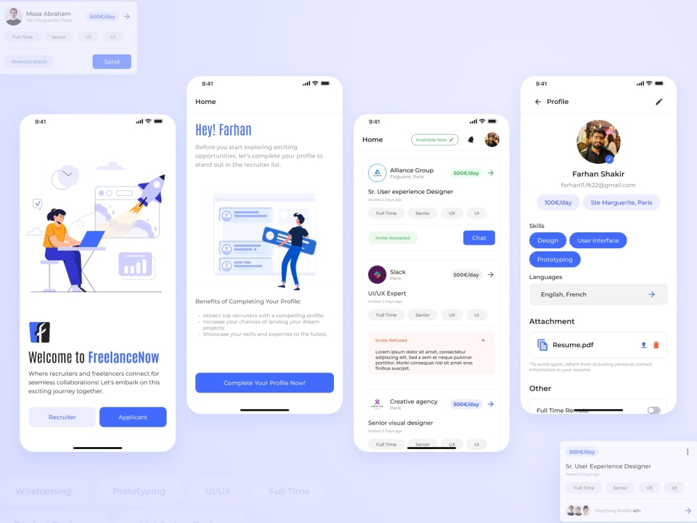 Mobile App UI/UX Designer | Figma Expert | Upwork