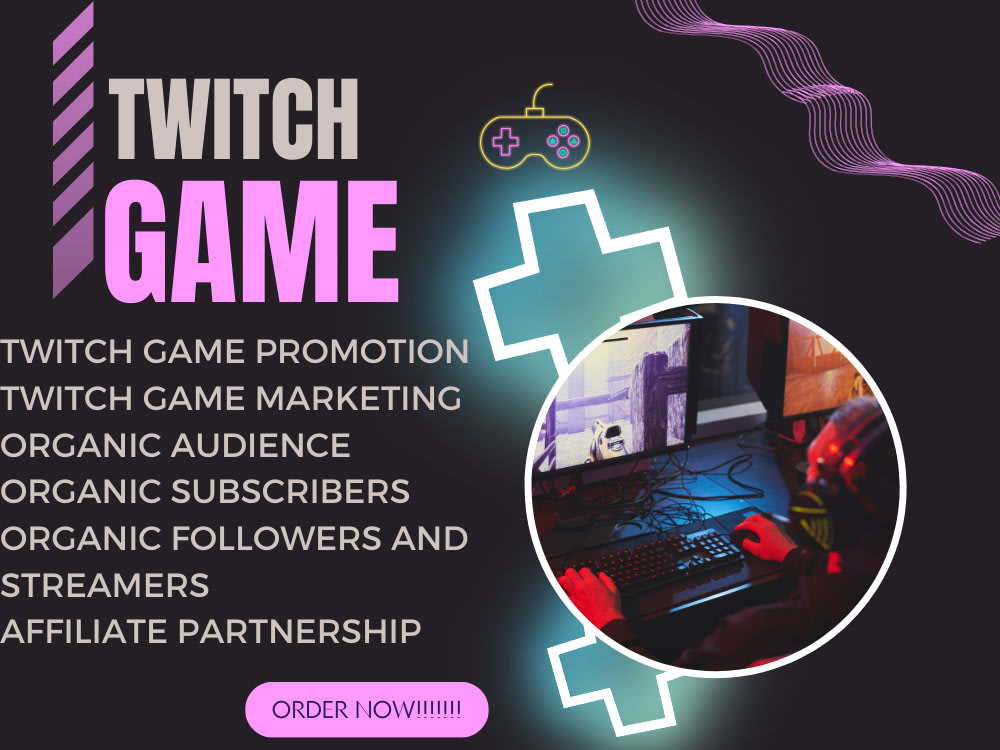 Twitch Promotion ,pc games | Upwork