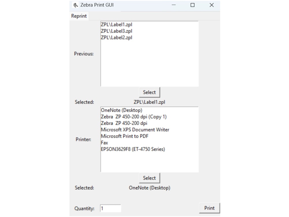 A Zebra print GUI to replace paid label software | Upwork