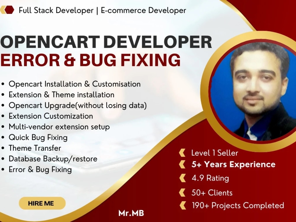 Opencart bugs removal or fix expert opencart issue or errors | Upwork Opencart bugs removal or fix expert opencart issue or errors | Upwork