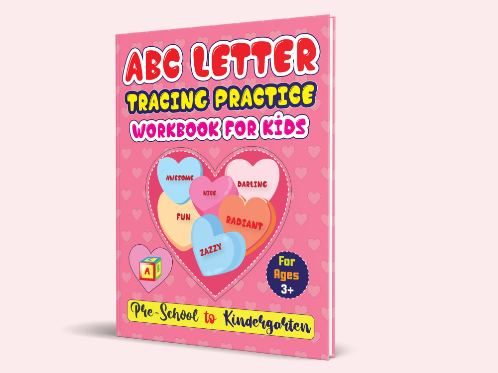 Kids coloring book cover kids activity book interior cover design for ...