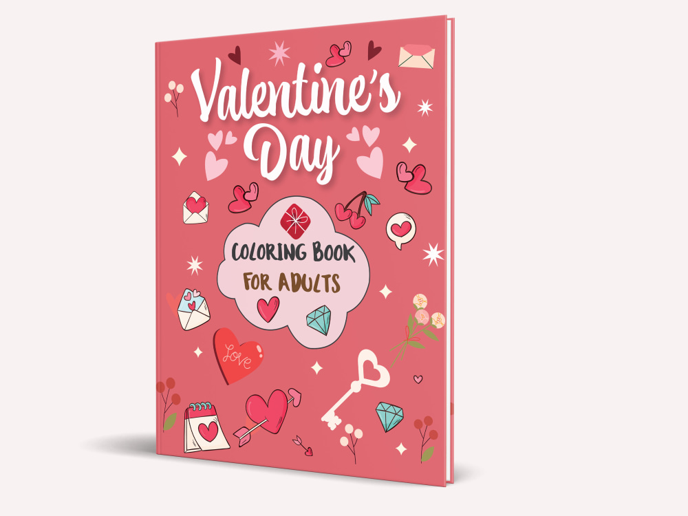 Kids coloring book cover kids activity book interior cover design for ...