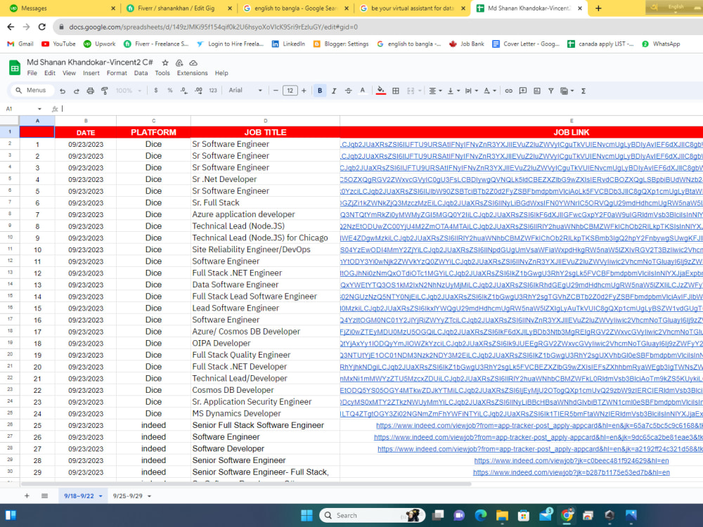 Data Entry Web Research Typing Copy Paste And Data Collection Upwork