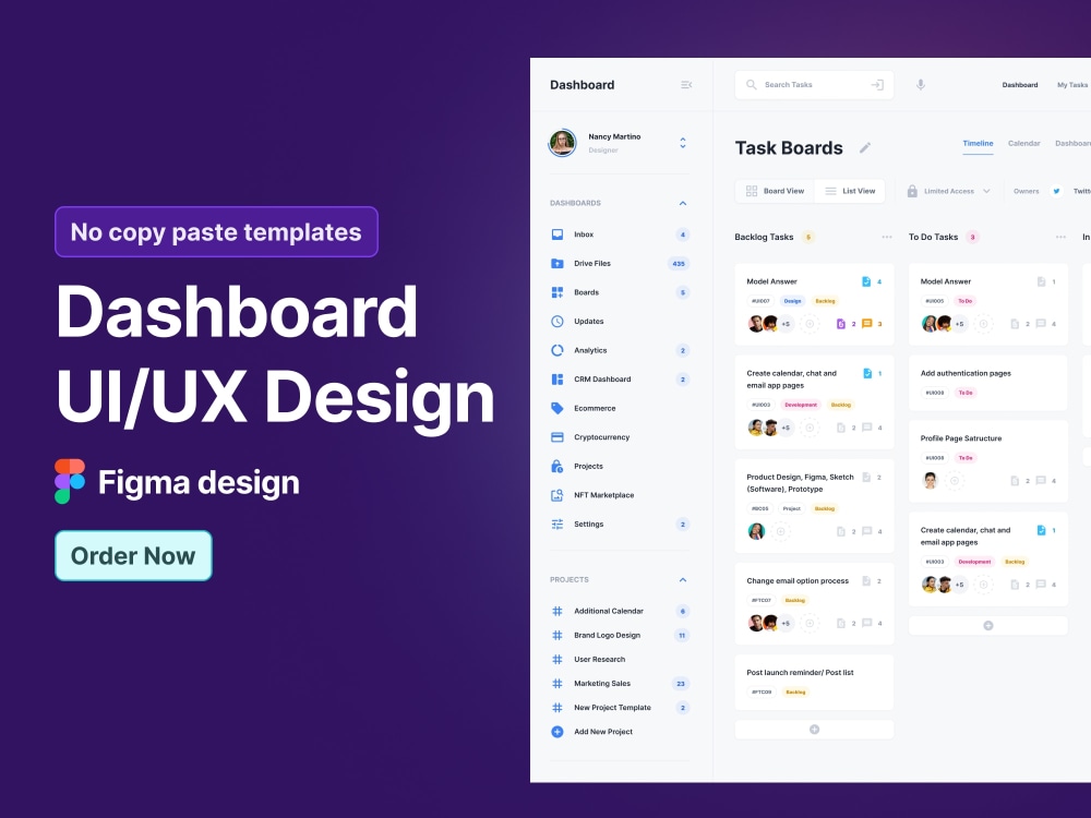 Professional Web App, SAAS Dashboard UI/UX design in Figma | Upwork
