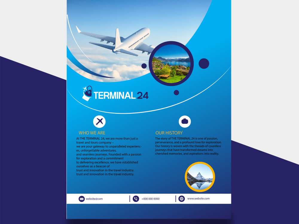An impressive flyer or brochure for your business | Upwork