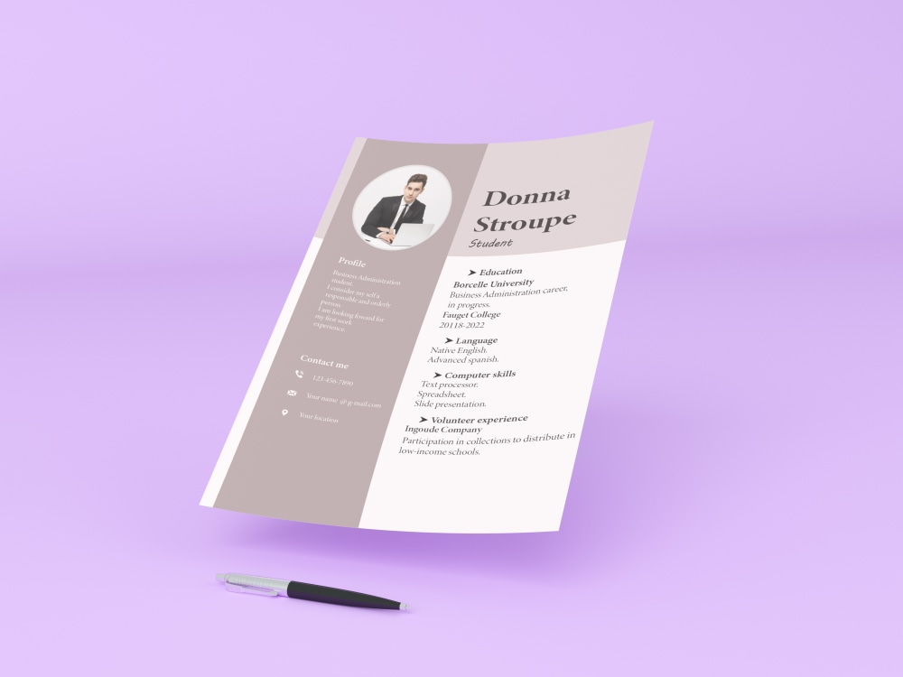 Professional CV, Resume Design | Upwork