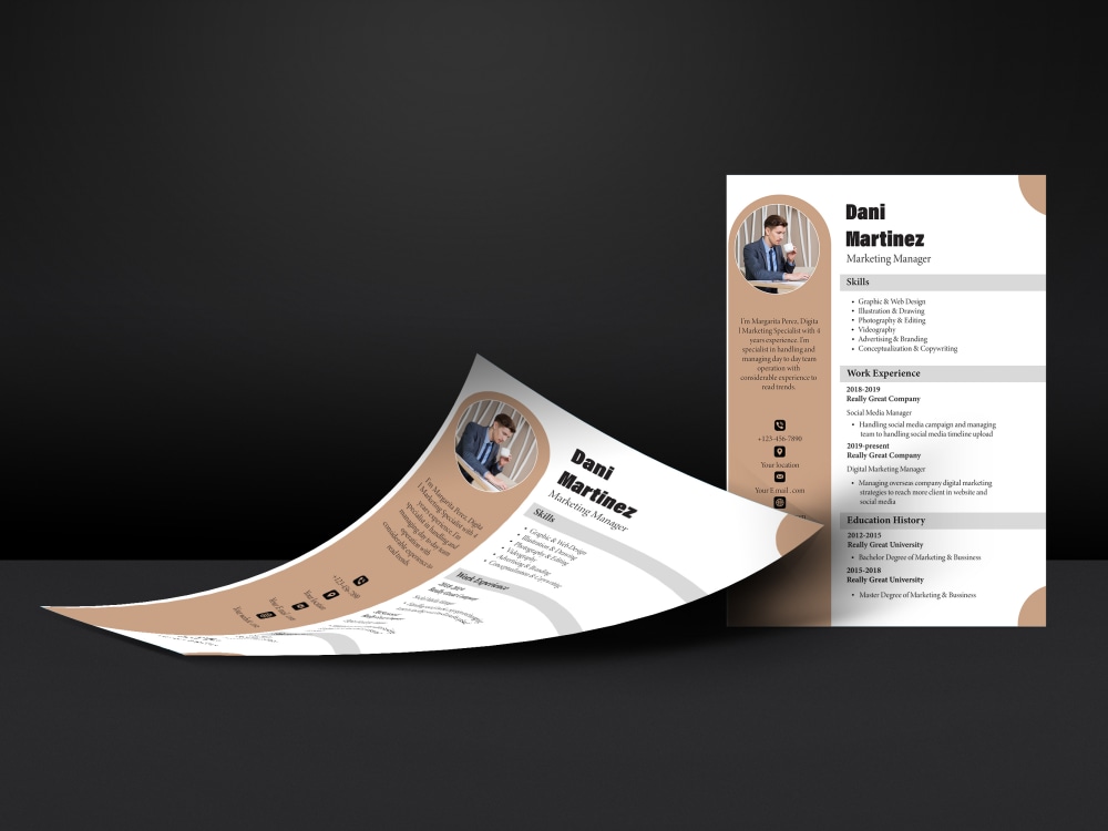 Professional CV, Resume Design | Upwork