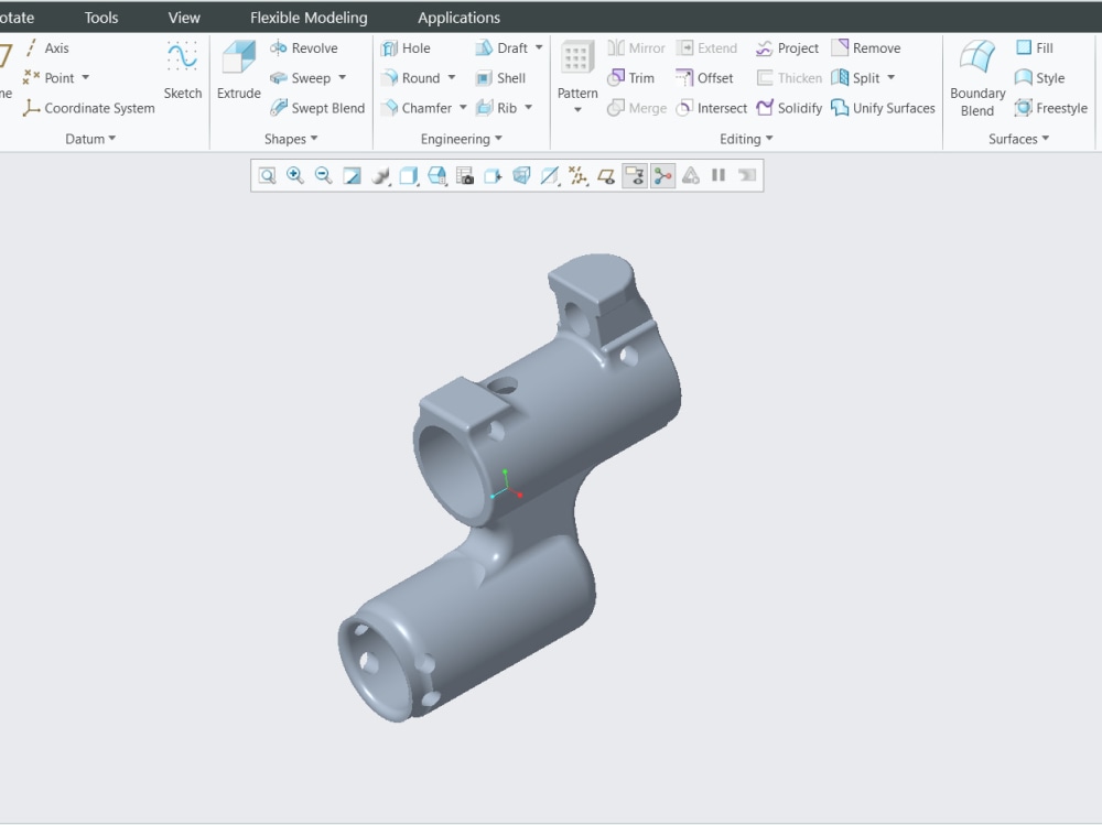 CAD model on Creo Parametric. | Upwork