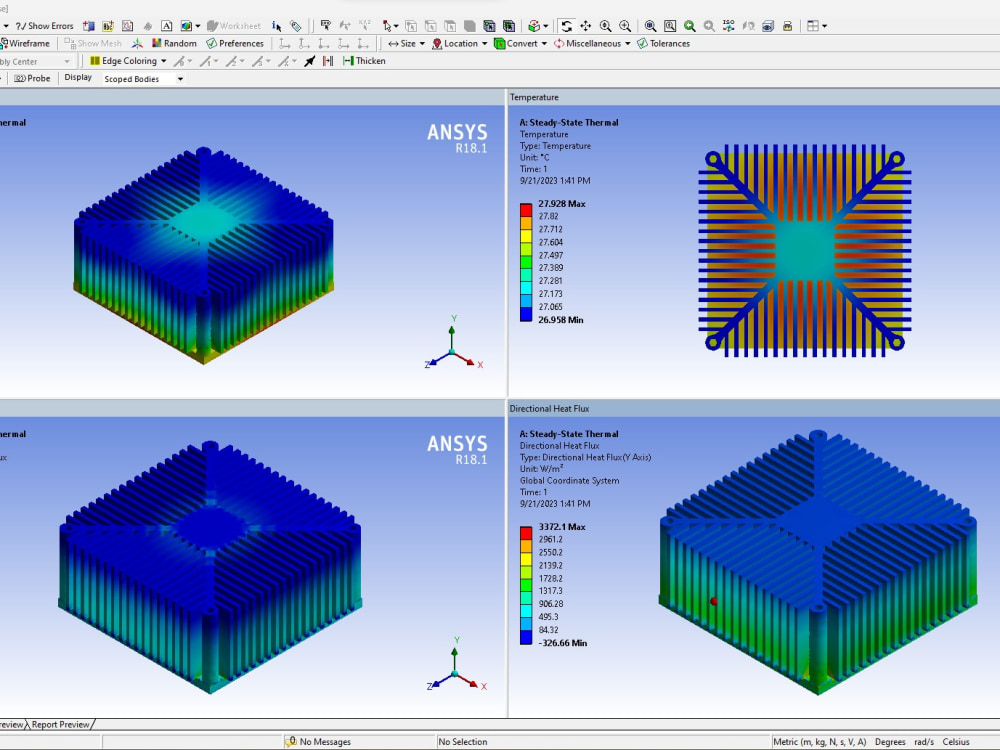 The Structural Finite Element Analysis Fea And Thermal Simulation Upwork