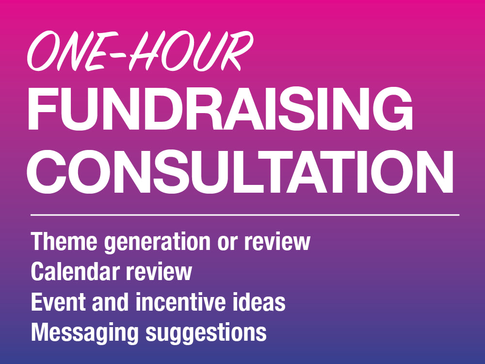 A one-hour fundraising communications consultation | Upwork