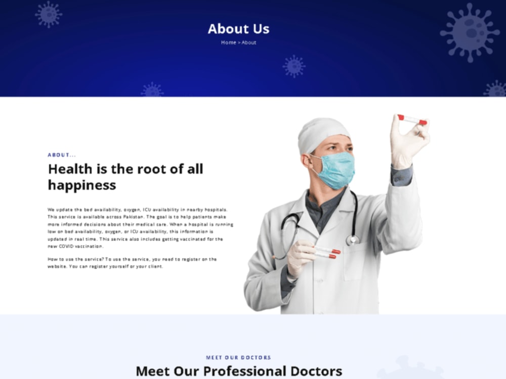 Vaccine Website Fully Stack | Upwork