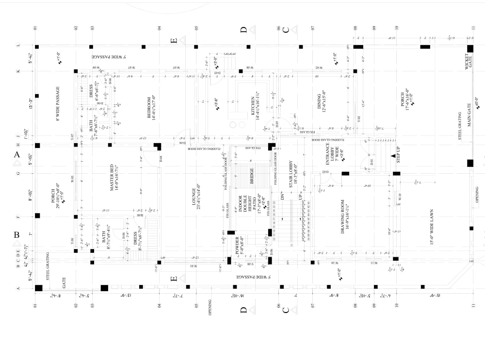 A full Architectural design and complete Construction drawings. | Upwork