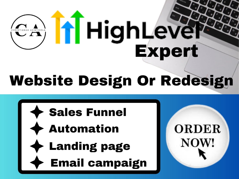 Gohighlevel Landing page, campaign and automation set up and sales ...