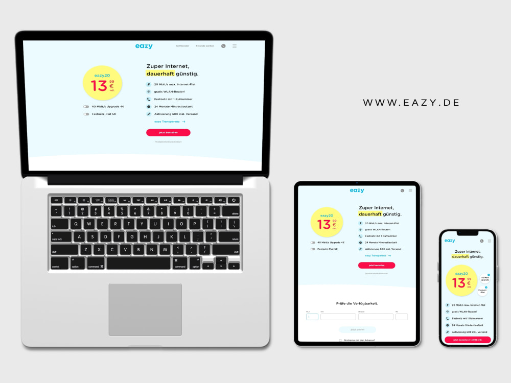 A multi-page website prototype design | Upwork