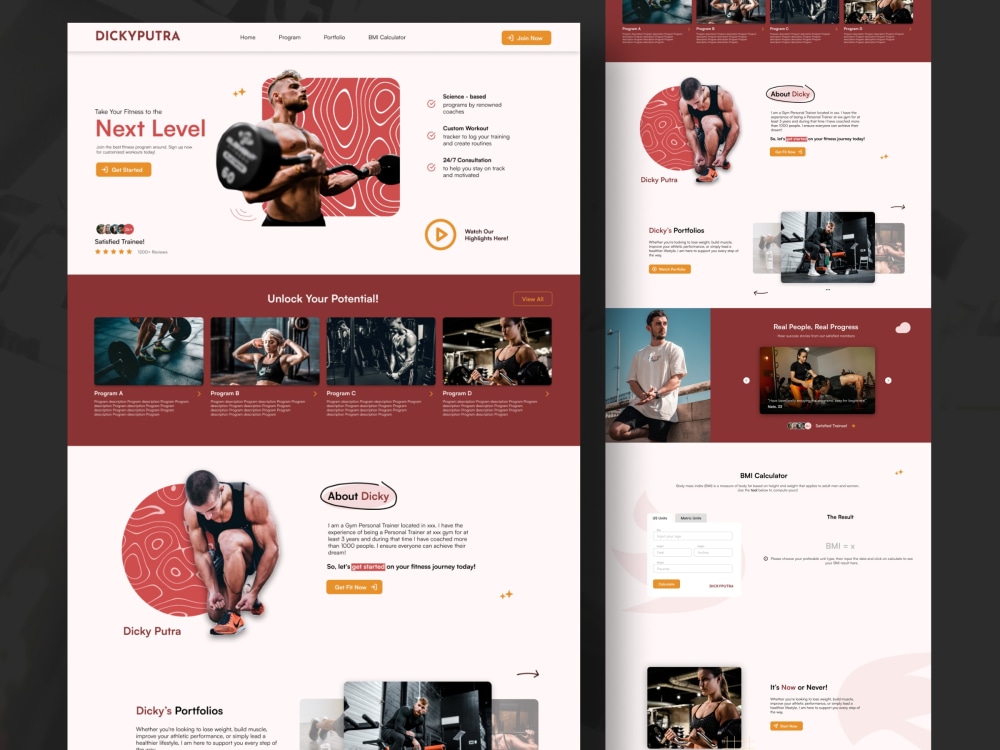 A beautiful pixel-perfect UI/UX design for your website & apps | Upwork