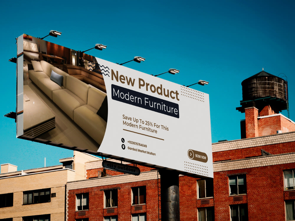 Creative billboard, yard sign, signboard and signage | Upwork